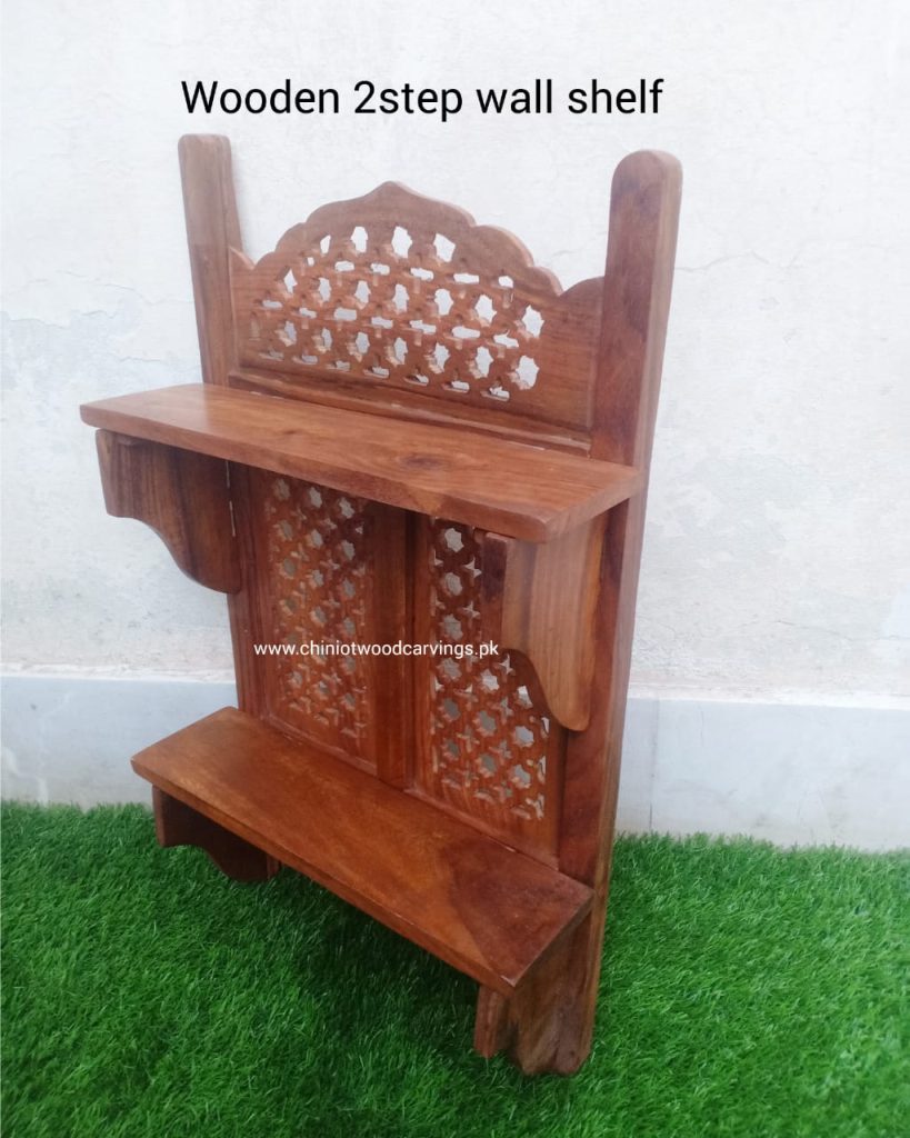 Wooden Wall Display Rack - Chiniot Wood Carvings